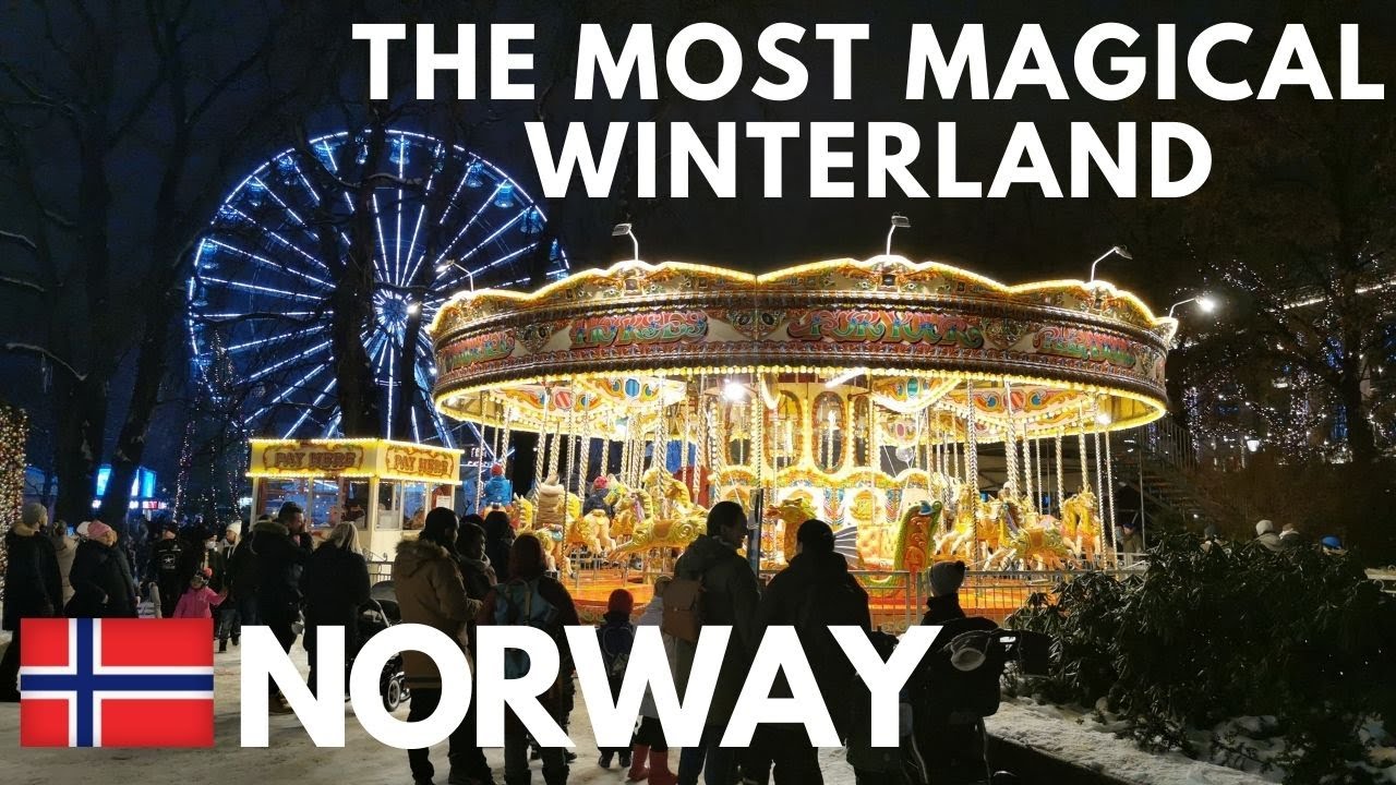 🇧🇻 The Most Magical Winterland In Oslo Norway/Jul I Vinterland ...