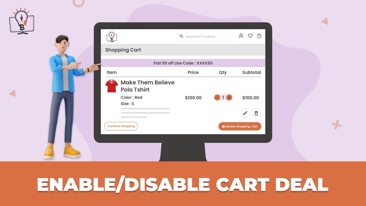 How to Enable/Disable Cart Deal - YouTube