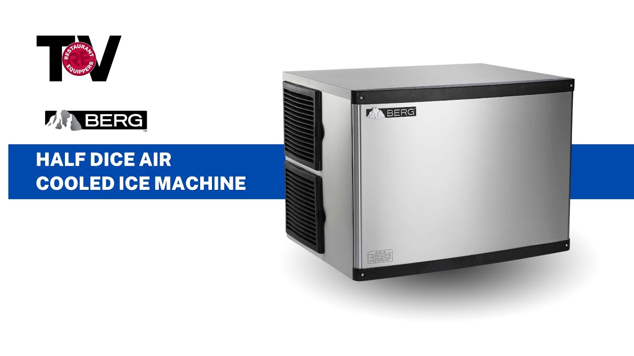 Berg Half Dice Air Cooled Ice Machine 417529 - YouTube