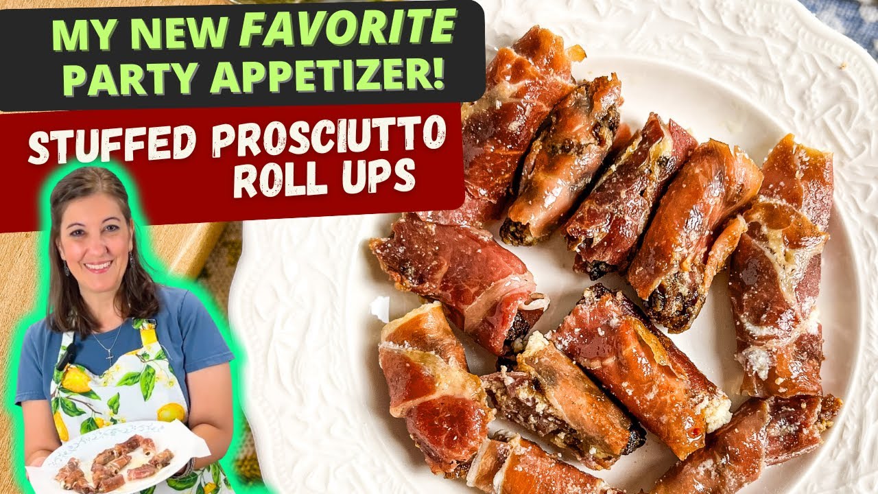 Prosciutto Wrapped Dates with Ricotta - Simple Italian Cooking