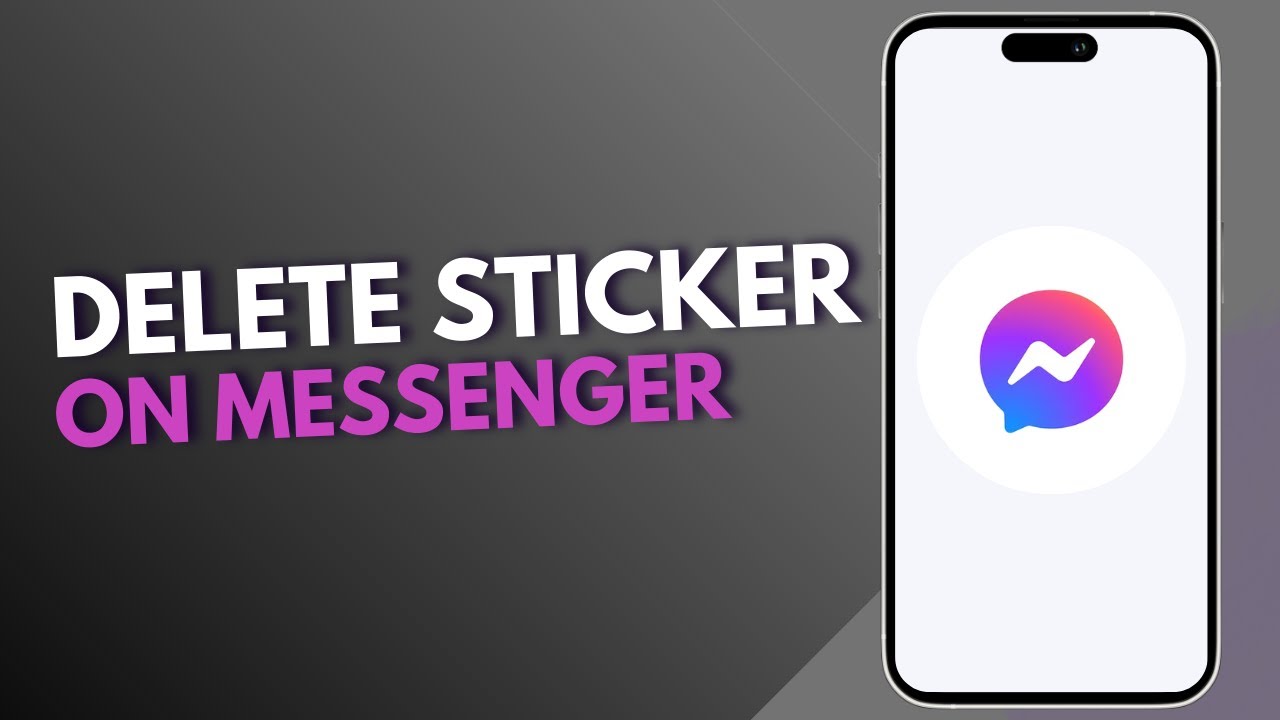 How to Delete Sticker on Facebook Messenger - YouTube