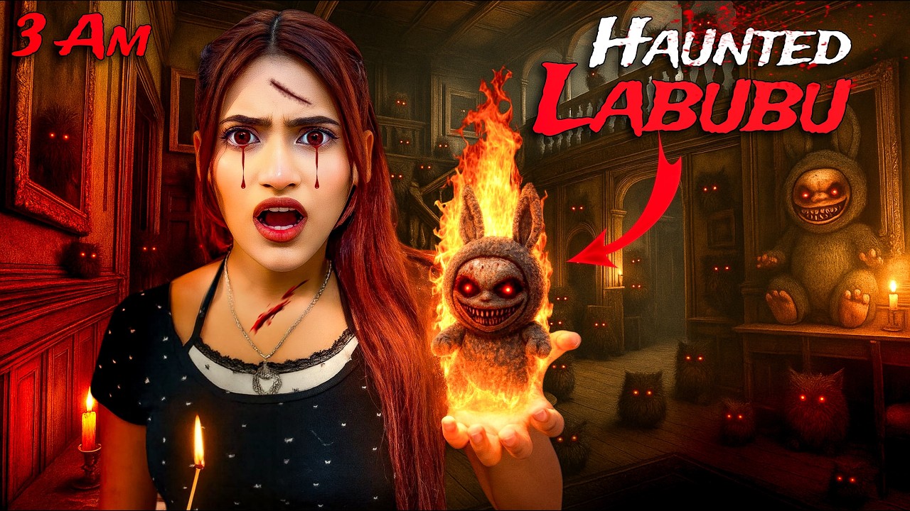 I Burned The Haunted Labubu Doll At 3 AM | * very damgerous * | SAMREEN ...