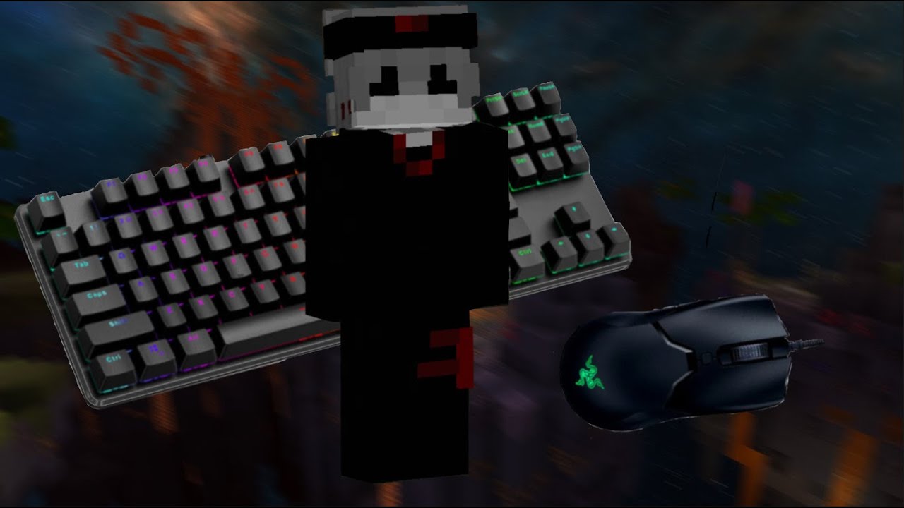 Minecraft keyboard and mouse sounds [Skywars asmr] - YouTube