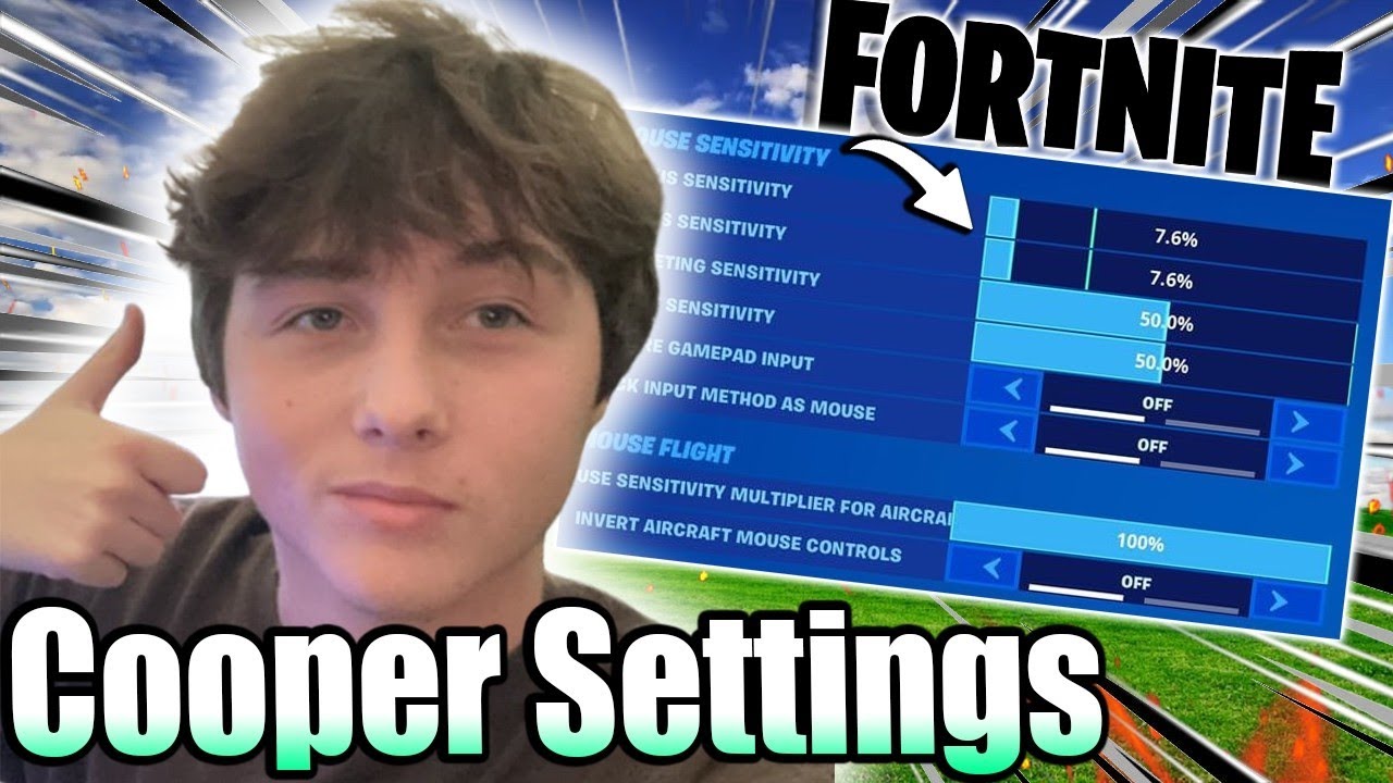 Cooper Fortnite Settings 2025 – Sensitivity, Keybinds & Video Revealed ...