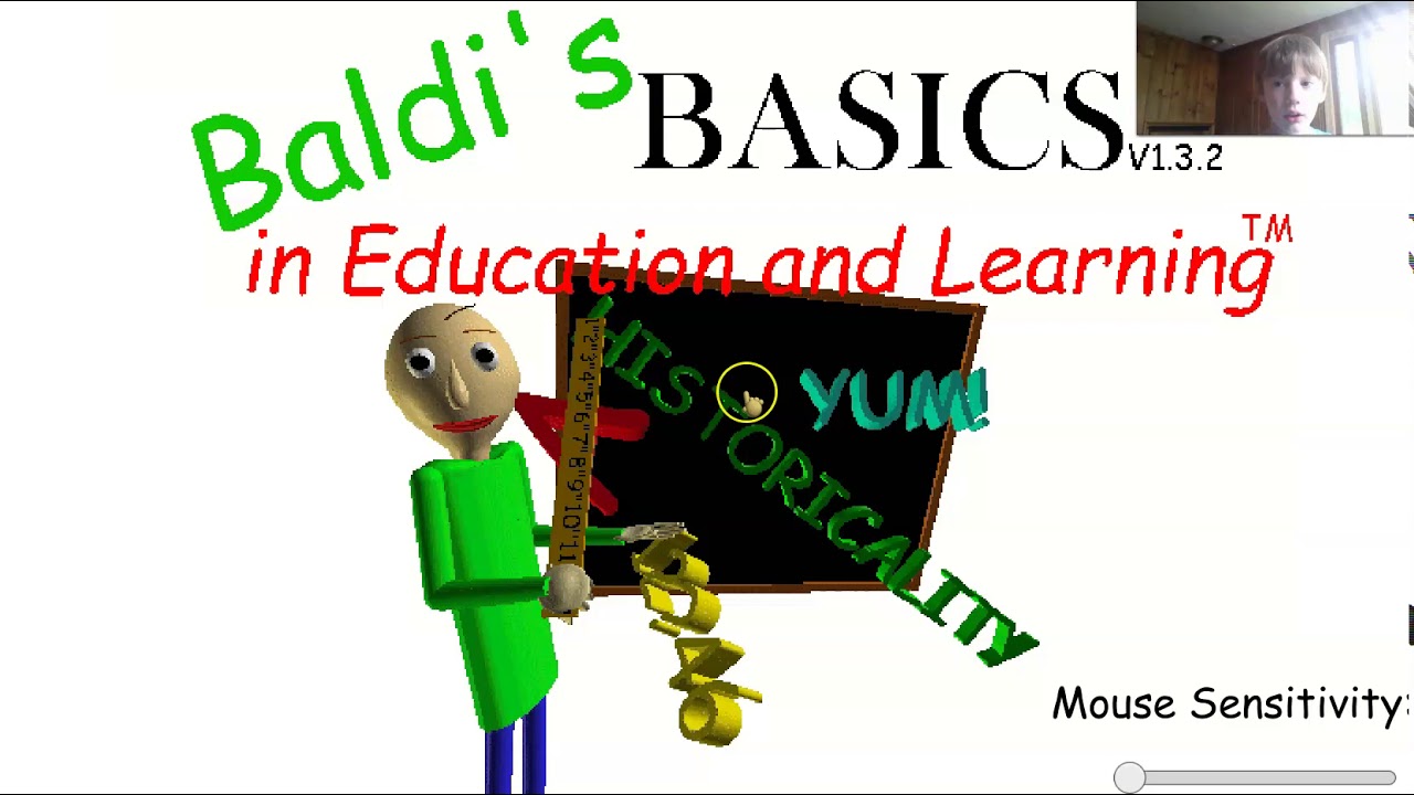 Baldi's Basics gameplay - YouTube