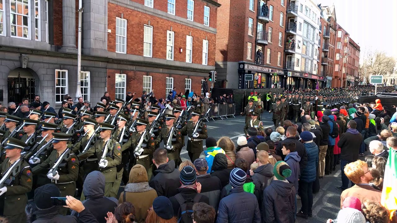 4K Ireland Easter Rising 1916 Dublin parade 27 March - part 3 - YouTube