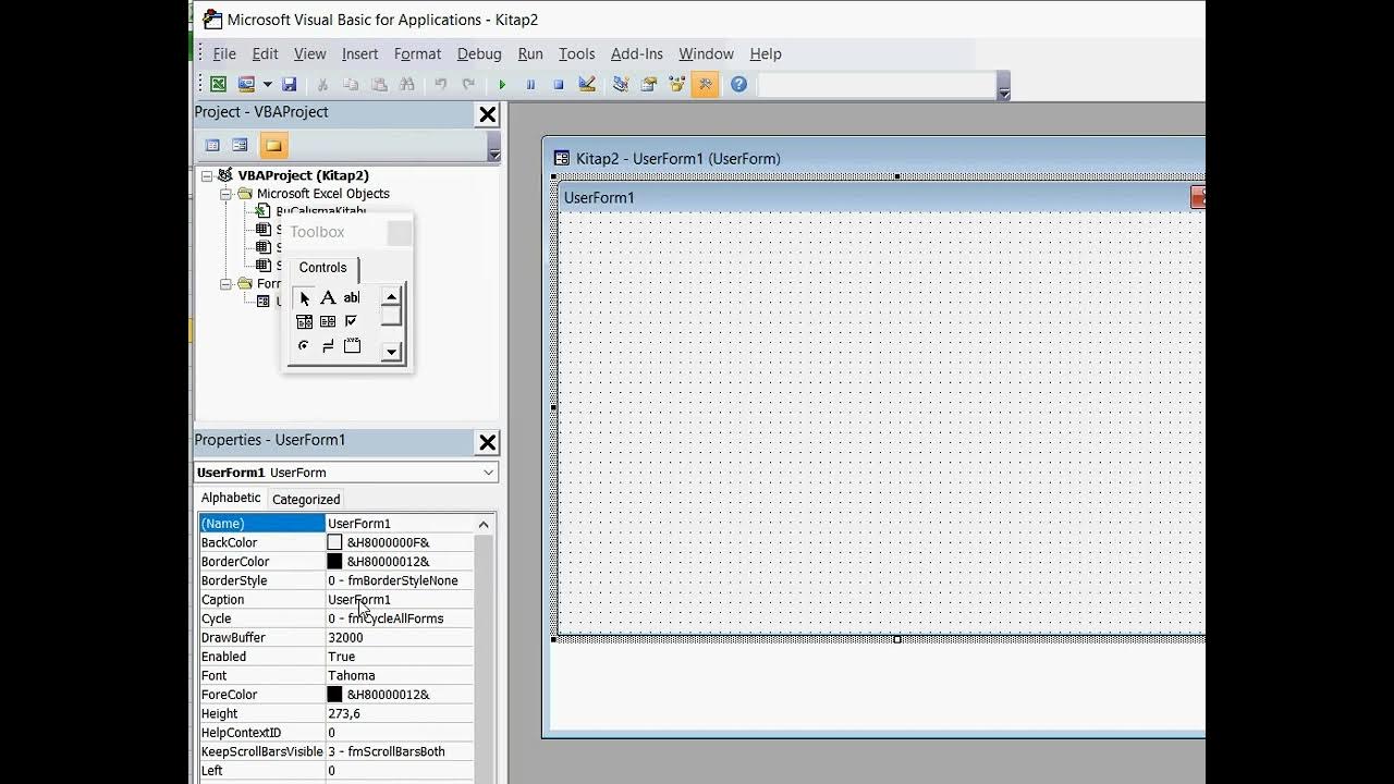 Excel VBA Form İşlemleri - YouTube