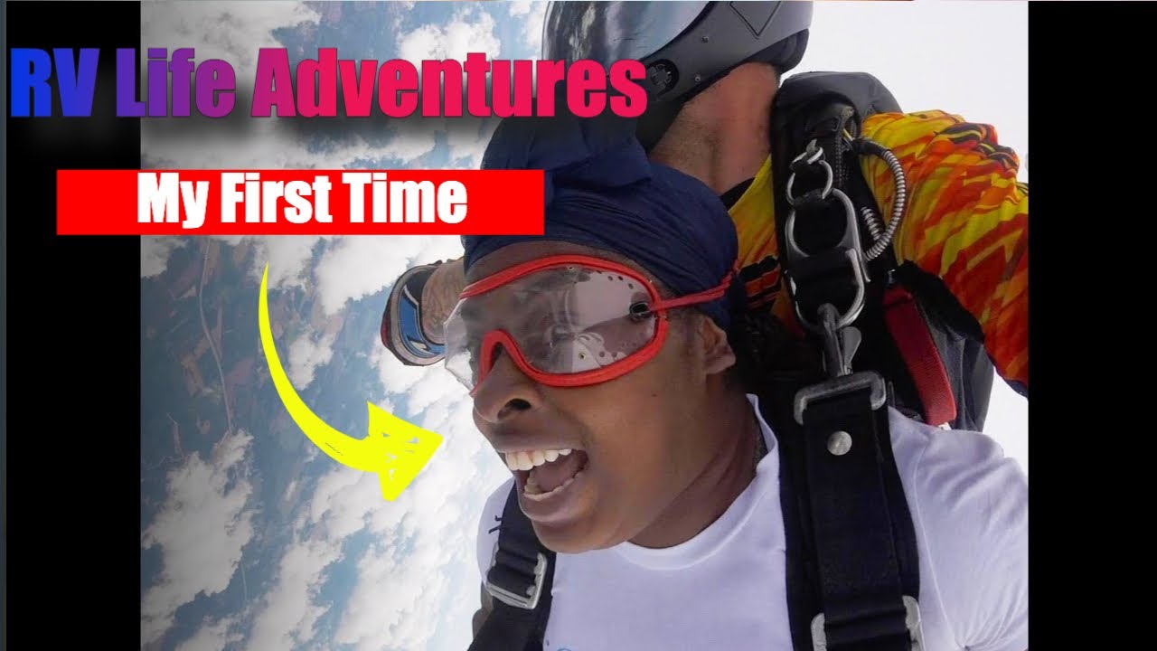 RV Life Adventures: My First Time Skydiving In Georgia, 15000 Ft Up In ...