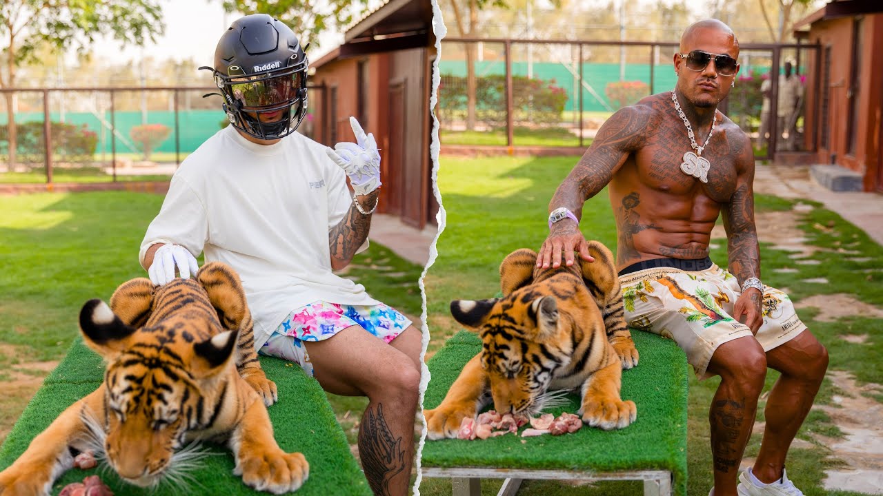 Dockery & Sam Ratumaitavuki Go Wild at Dubai’s Animal Kingdom! - YouTube