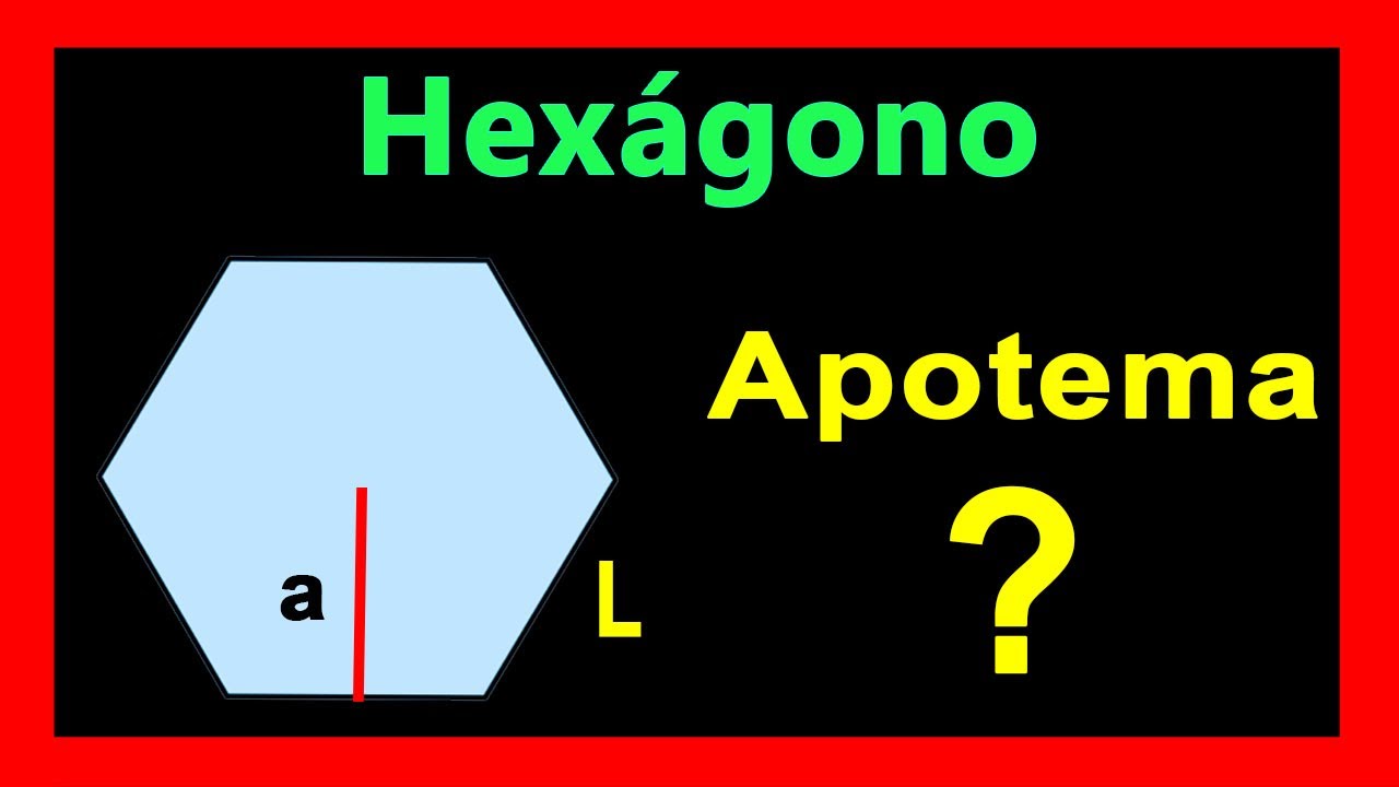👉 Calcular el Apotema de un Hexágono Regular - YouTube