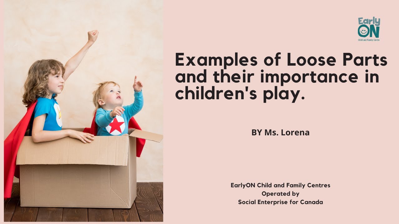 Examples of Loose Parts! - YouTube