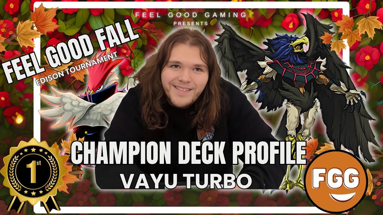 FGG Feel Good Fall $2k Event - Champion Vayu Turbo Deck Profile - Daniel Shogan - Edison Format ...