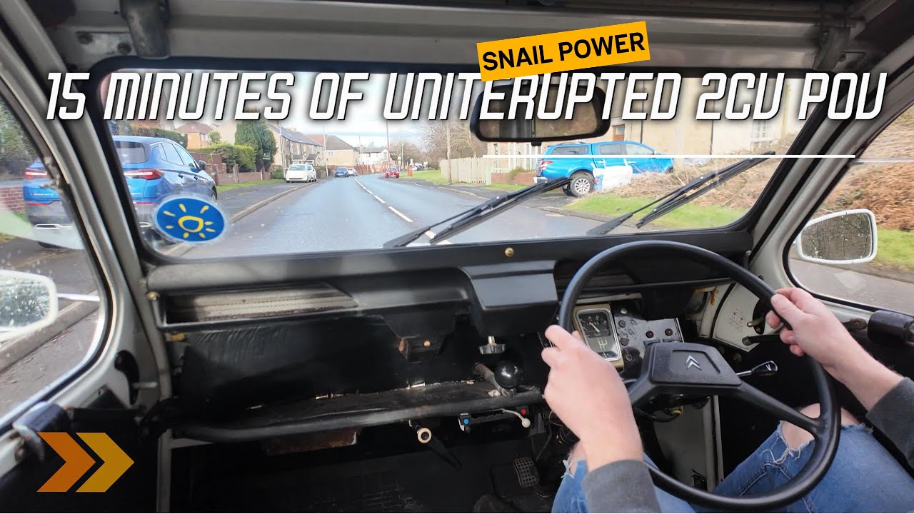 Citroen 2CV: 15 Minutes of classic car POV driving - YouTube