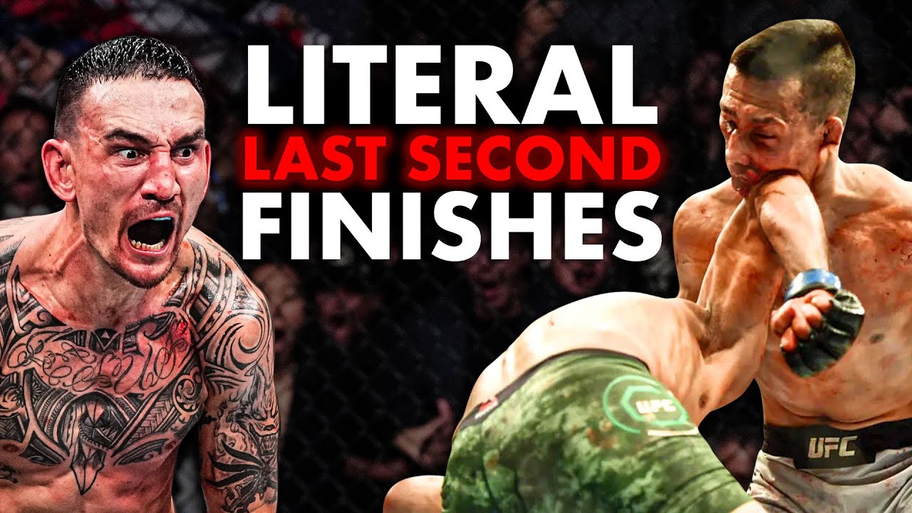 10 Incredible Literal Last Second Finishes in MMA History - YouTube