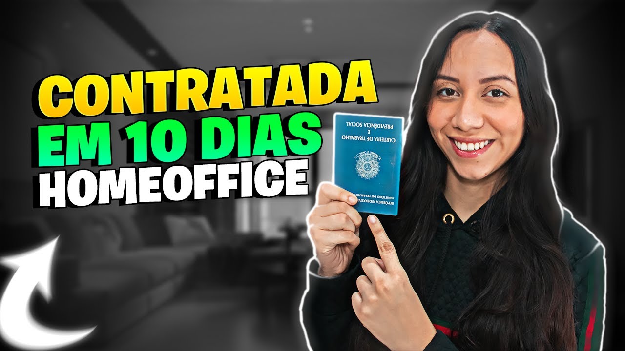 Como Eu Consegui um Trabalho Home Office 🏠 Meu Sucesso no Trabalho ...