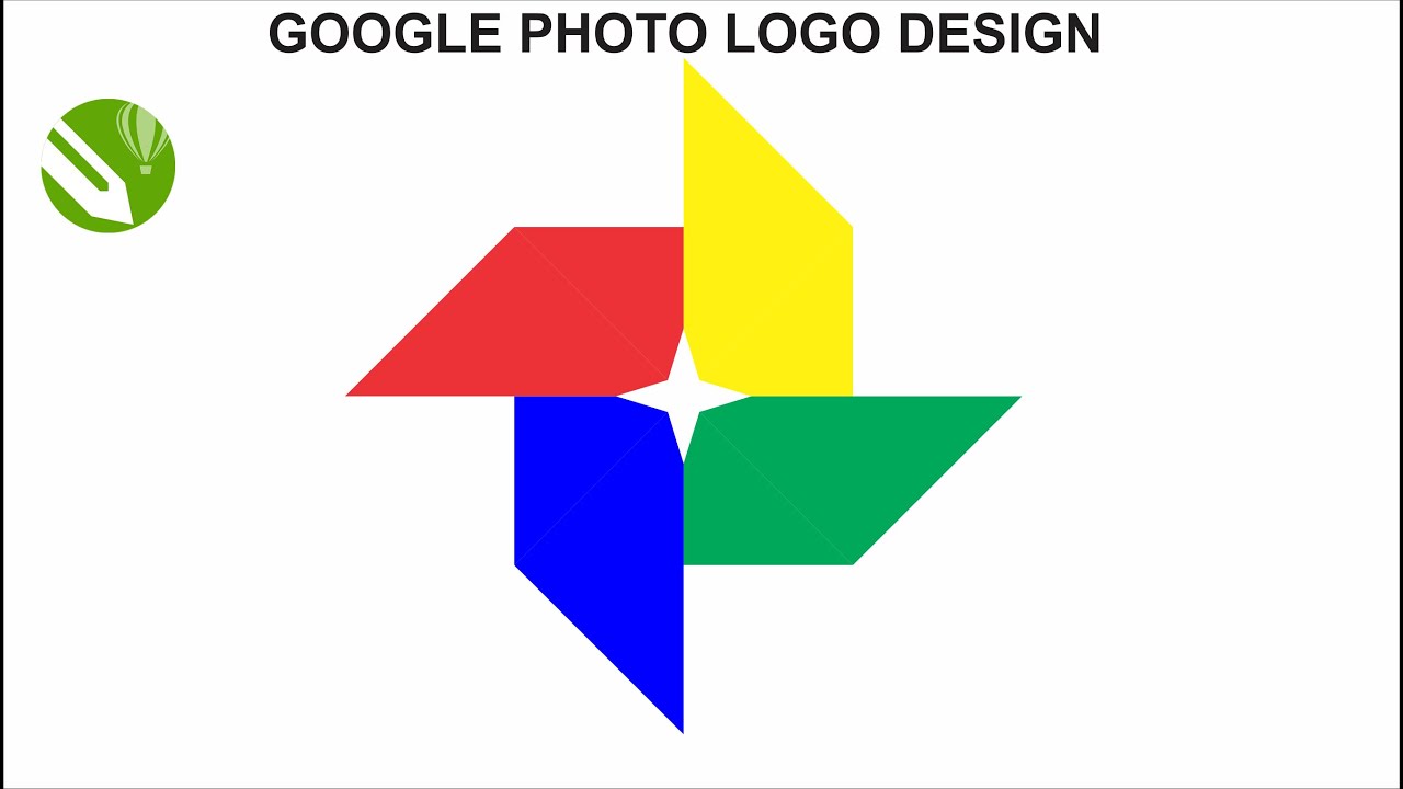 GOOGLE PHOTO LOGO DESIGN TUTORIAL TEMPLATE IN COREL DRAW - YouTube