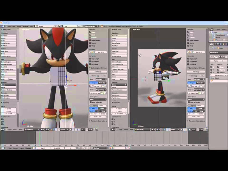 Modelo Blender Shadow - YouTube
