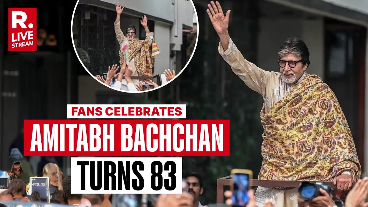 LIVE: Legendary Actor Amitabh Bachchan Turns 83, Fans Gather to Wish ...