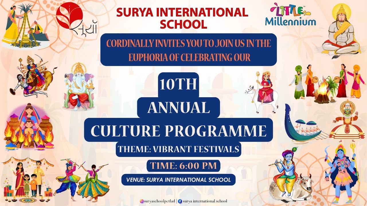 10th Annual Cultural Programme | Annual Day 2024-2025 | Surya ...