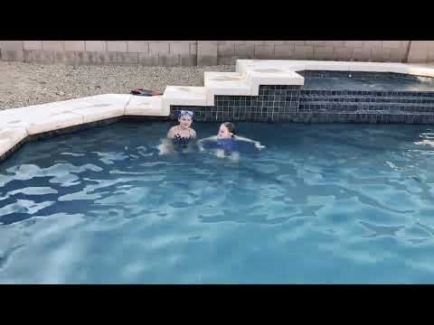 Dance/Routine in the pool together (First Video) - YouTube
