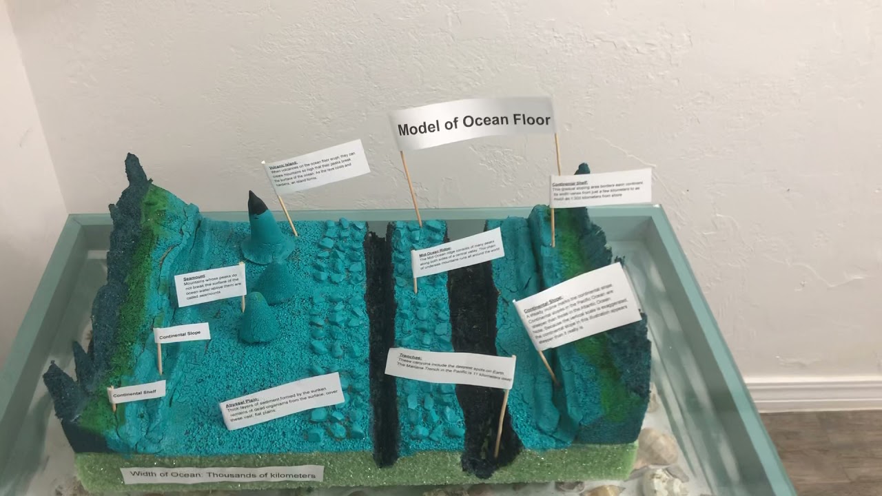 Model of Ocean Floor - YouTube