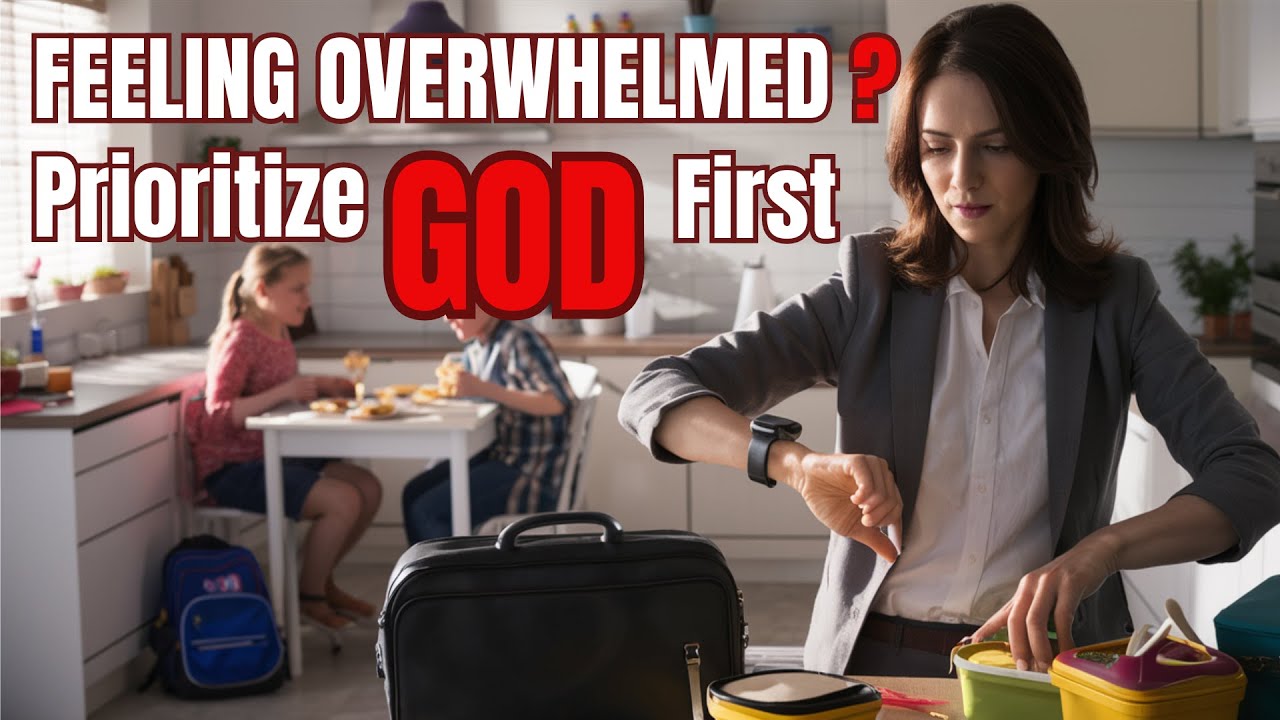 FEELING OVERWHELMED ? Prioritize GOD First (Christian Morning Preyer ...