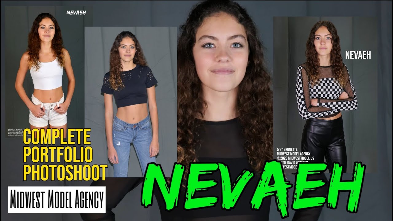 Nevaeh - Complete Portfolio Photoshoot - Midwest Model Agency - YouTube