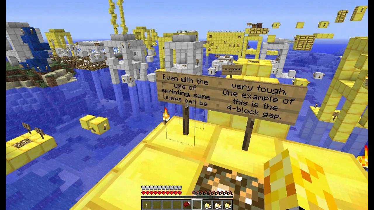 Minecraft--Just Jump Episode 1--SPEED RUN! - YouTube