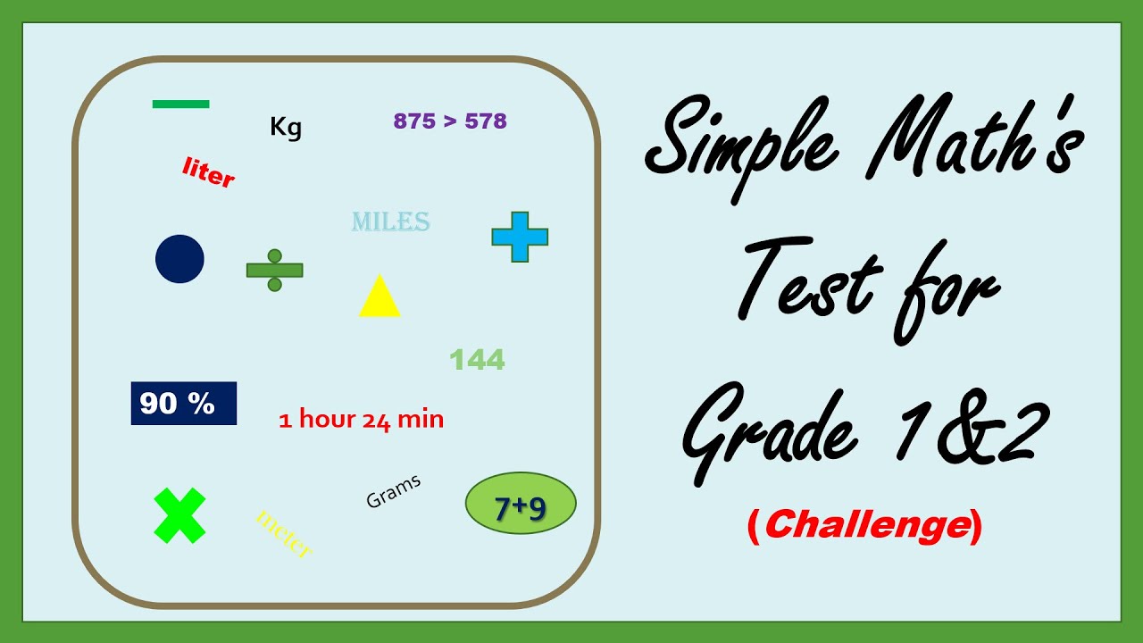 Can You Pass Math Test For Grade 1 And Grade 2 Tricky Math Quiz can-you-pass-math-test-for-grade-1-and-grade-2-tricky-math-quiz