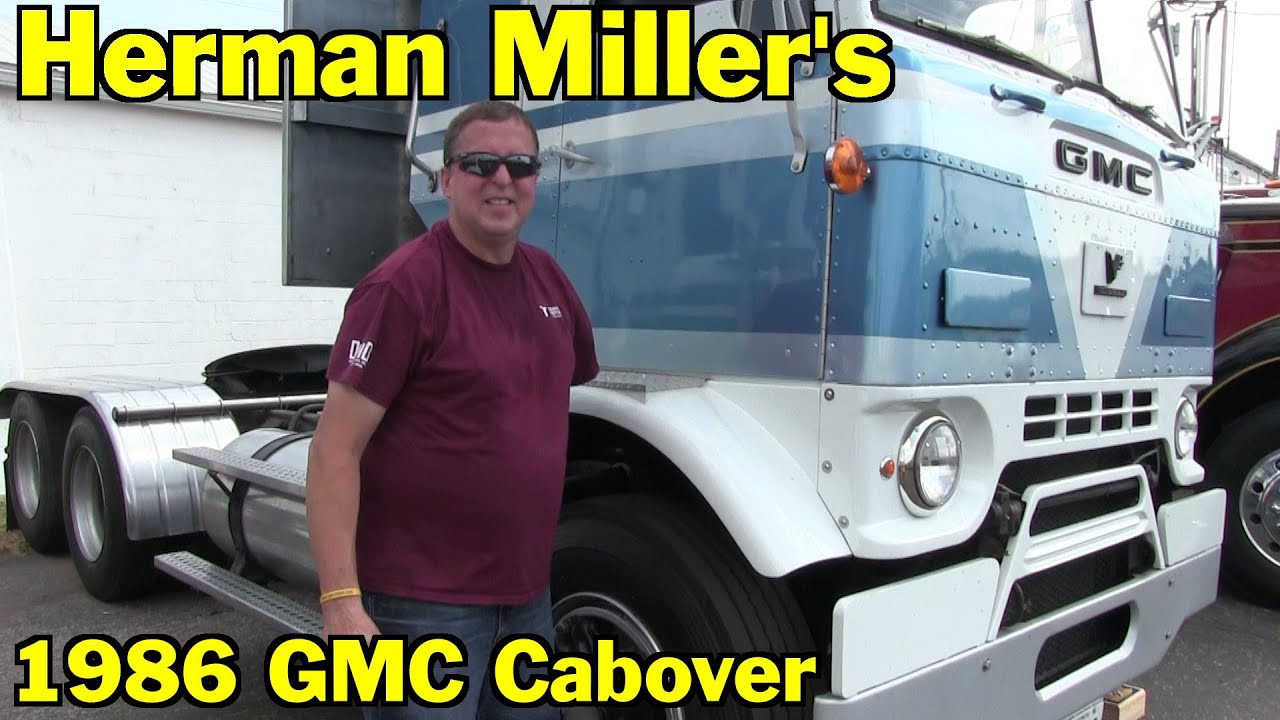 Herman Miller's 1968 GMC Cabover At Ohio Vintage Truck Reunion 2024 - YouTube