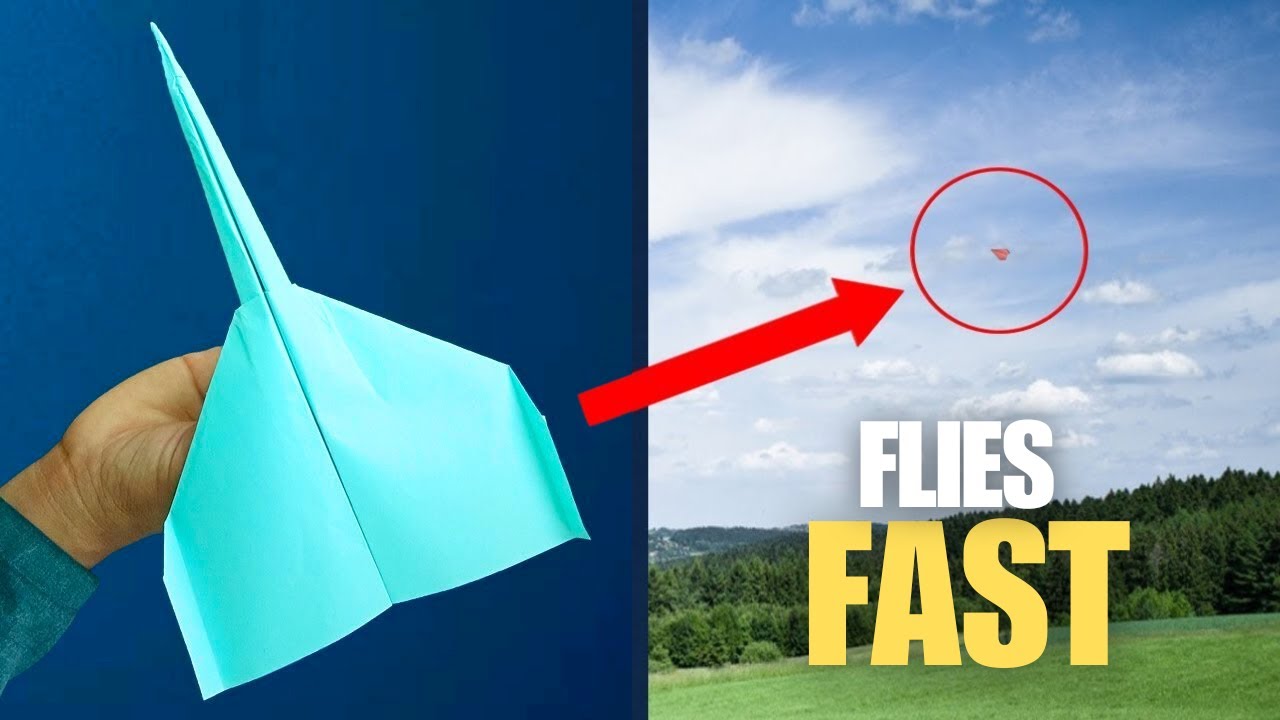 How to Make a Paper Plane That Flies FOREVER - Awesome Paper Airplanes ...