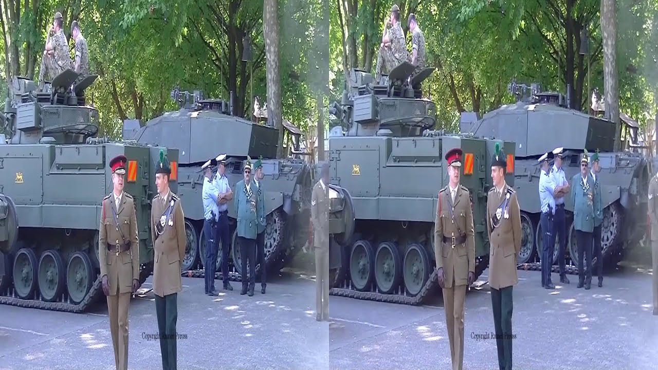 3D Side by Side!!! British Army Freedom of Paderborn Parade 2018 20th ...