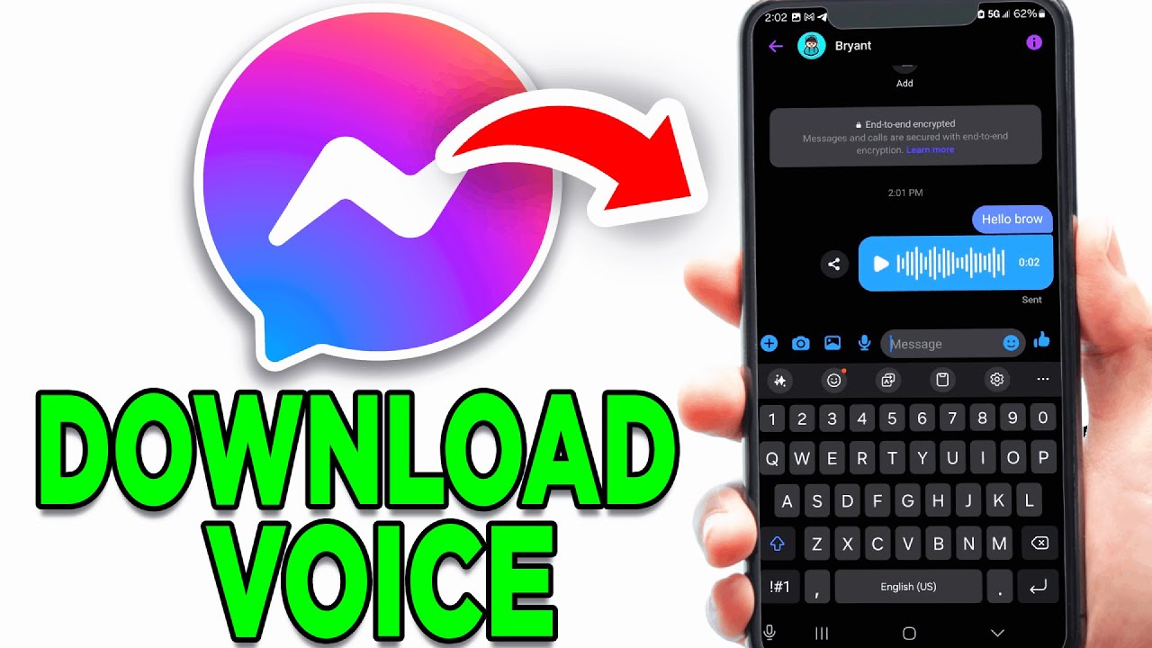 How To Download Messenger Voice Message 2025! - Tutorial - YouTube