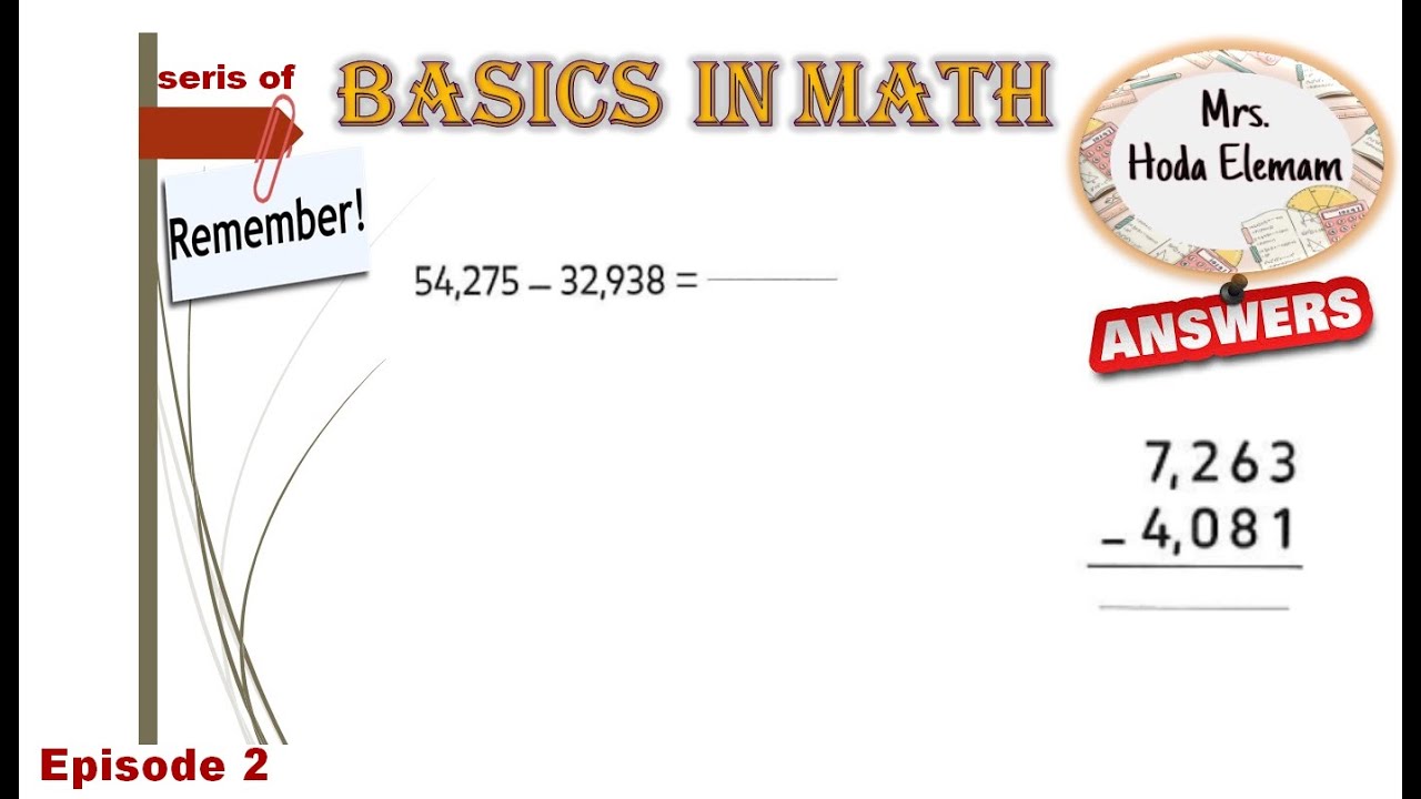 Series of Basics in Math Episode 2 - YouTube