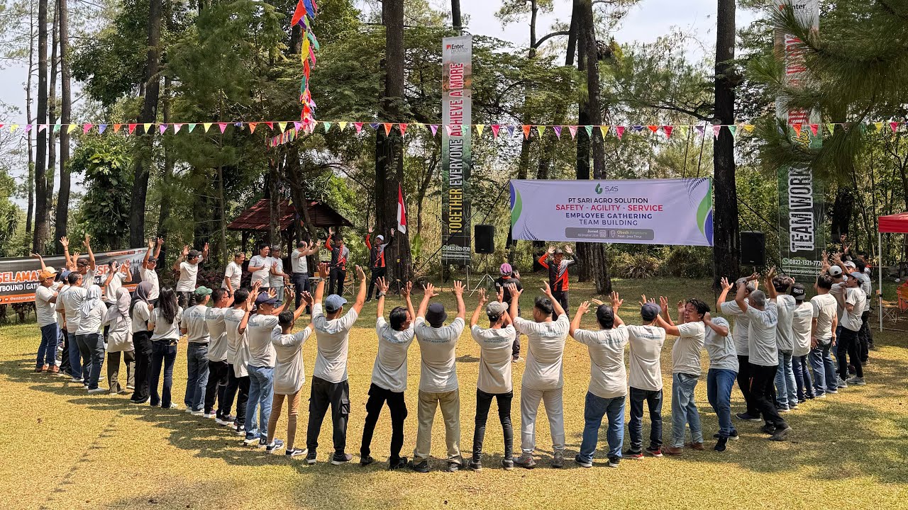 Outbound di Obech Pacet | PT SARI AGRO SOLUTION Jombang - YouTube