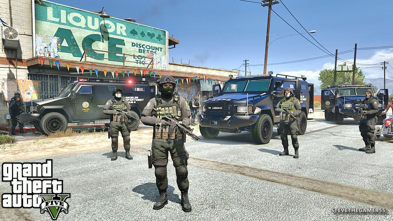GTA 5 MODS LSPDFR 819 - SWAT PATROL!!! (GTA 5 REAL LIFE PC MOD) - YouTube