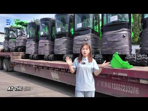 Mini Excavator Factory Shipping 🚜|Loading & Container Delivery from Manufacturer to Global Customers