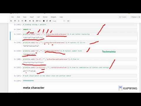 Regular Expression in Python Explained | Python course for Beginners | Techmaima - in Tamil ...
