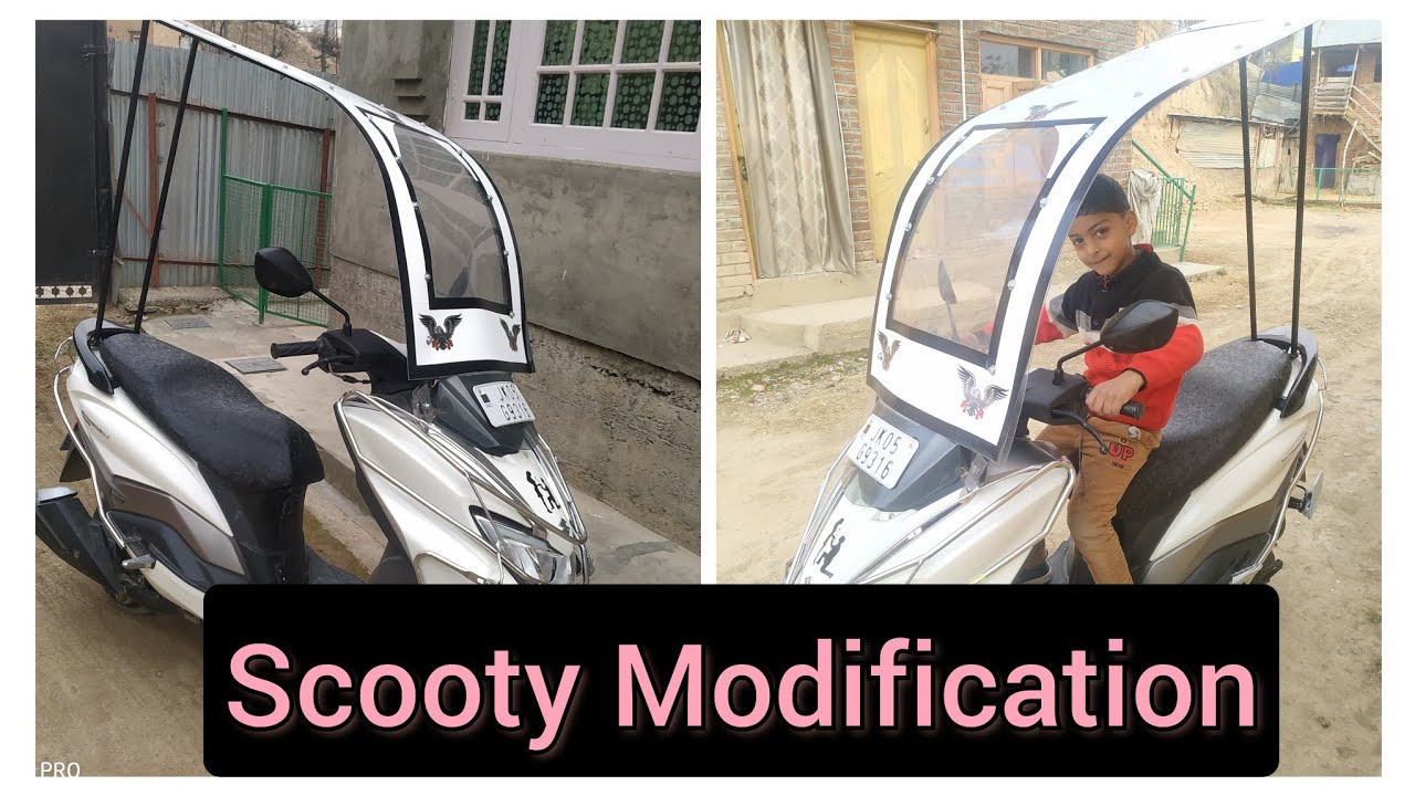 “SCOOTY MODIFICATION " in kashmir - YouTube