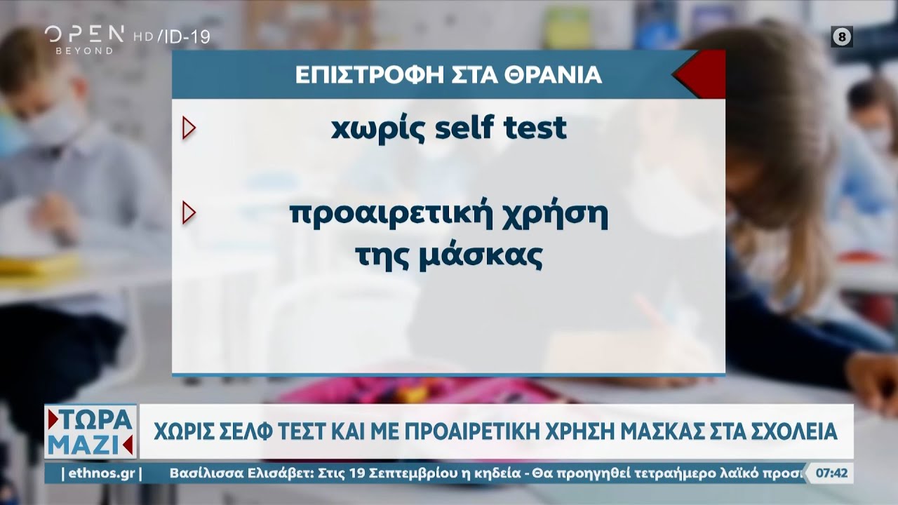 Ανοίγουν αύριο τα σχολεία: Όλα όσα ισχύουν για το πρώτο κουδούνι | Τώρα ...