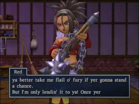 191 Dragon Quest 8 Cutscene - Red Gives Yangus the Flail of Fury to ...