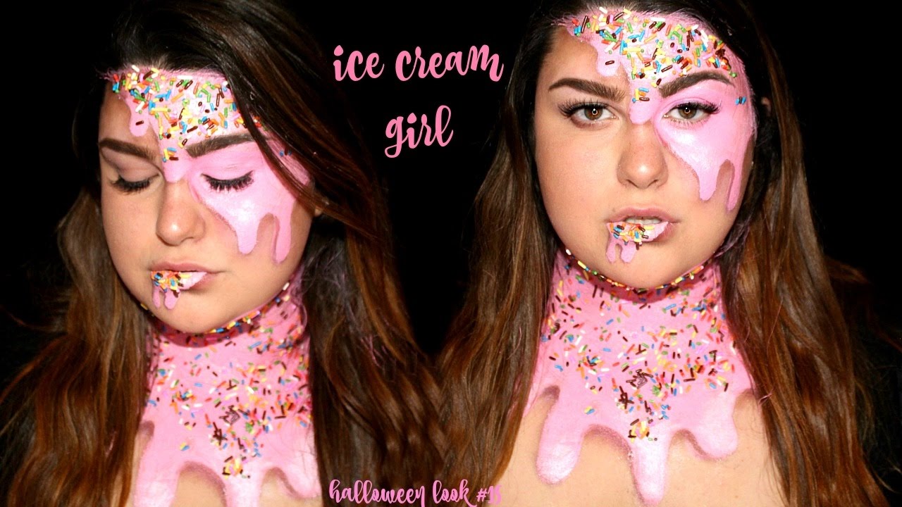 MELTING ICE CREAM MAKEUP! - YouTube