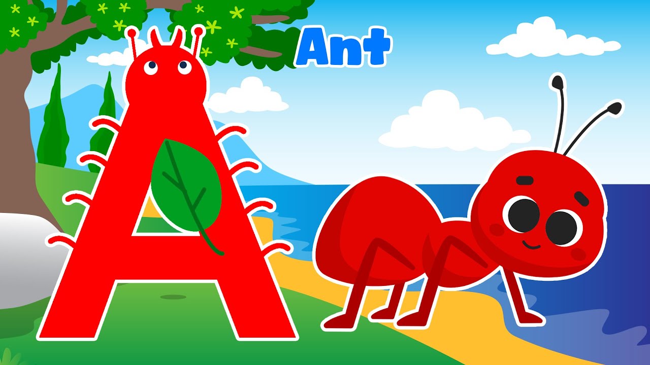 Phonics Song For Kids | Alphabet Song | A For Ant | English Alphabet ...
