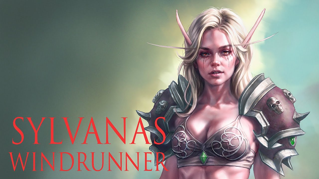 Photoshop painting process - Sylvanas Windrunner - YouTube