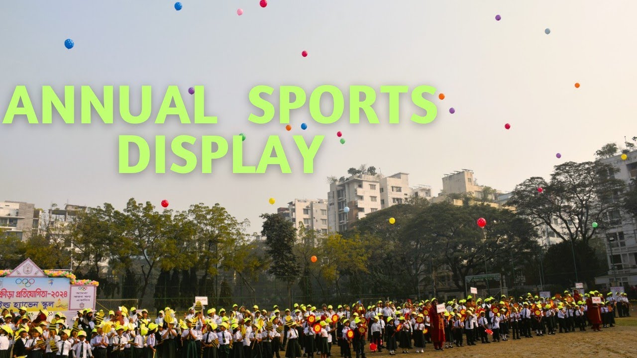 Amazing Annual Sports Display in my kids school - YouTube