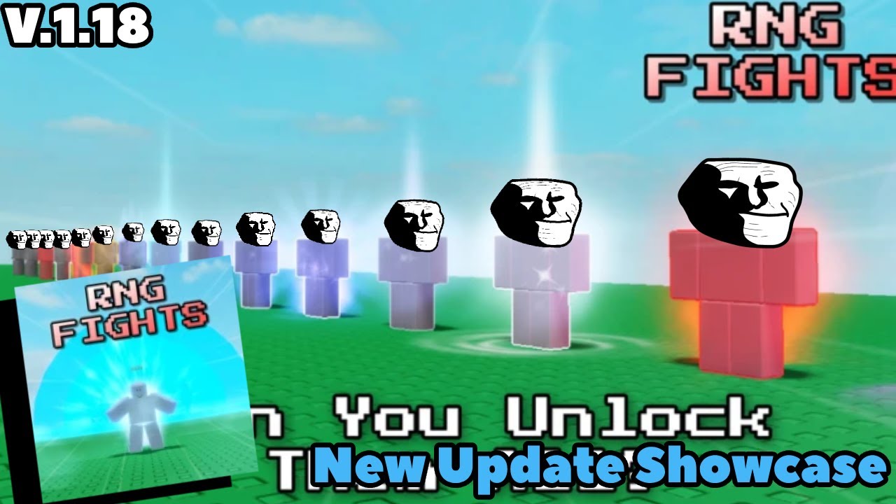 Roblox RNG Fights( Update Showcase V.1.18 ) - YouTube