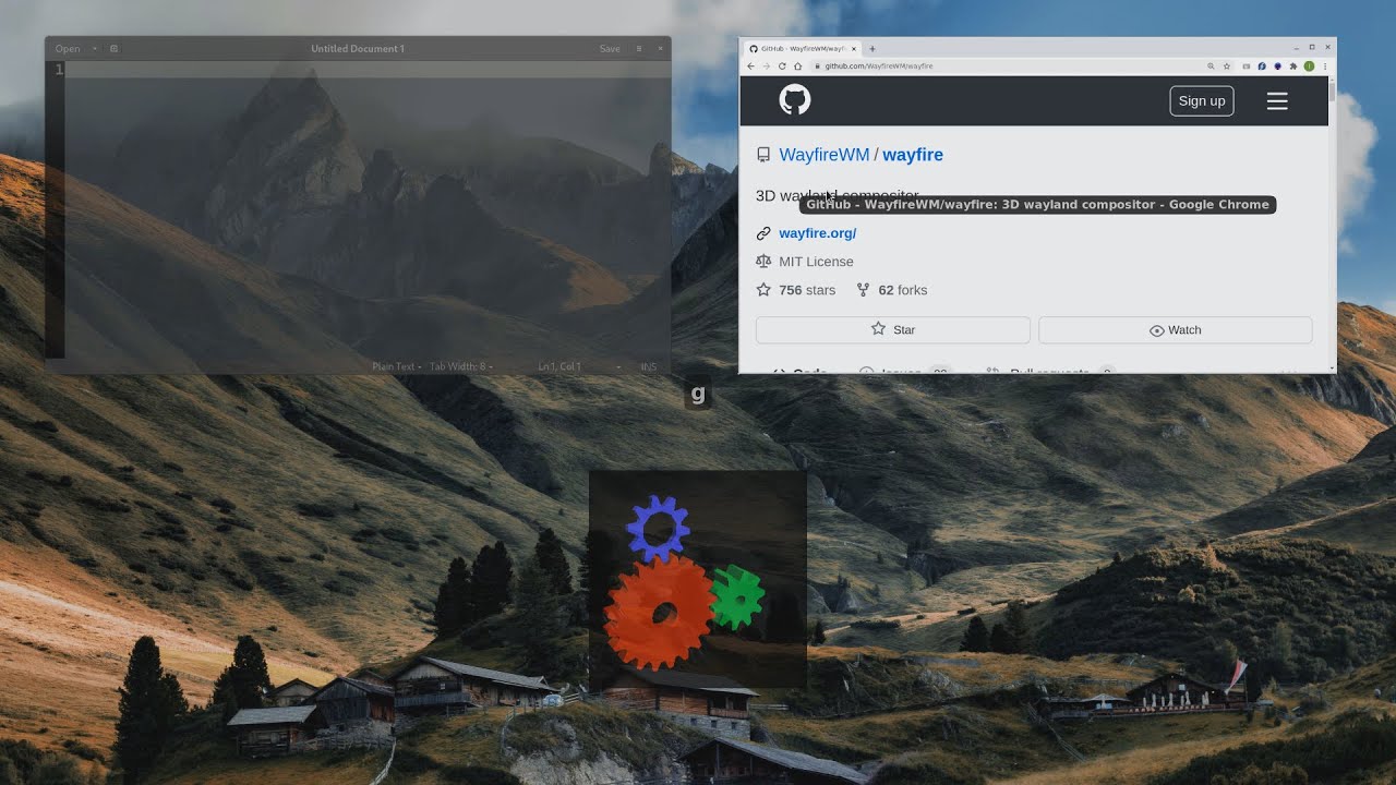 Wayfire 0.7: Scale plugin + title filter - YouTube
