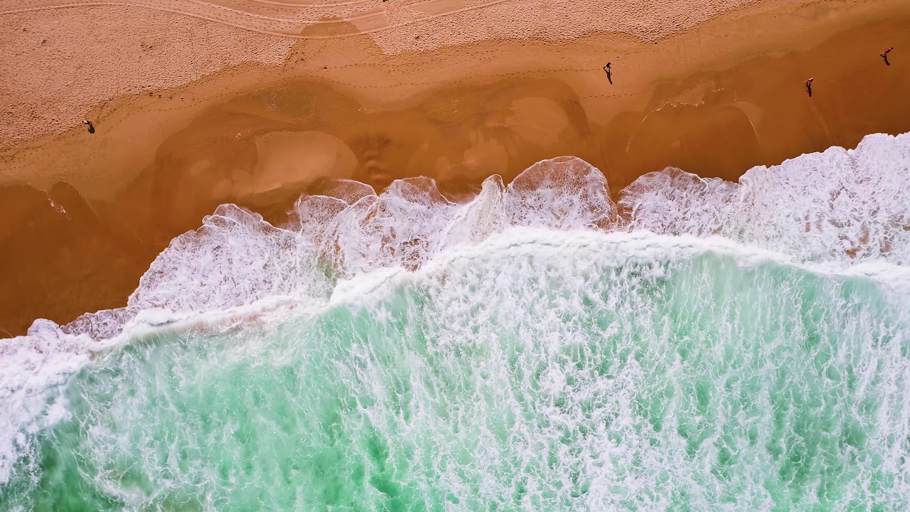 4K Beautiful Ocean Beach Template | Copyright Free Templates - YouTube