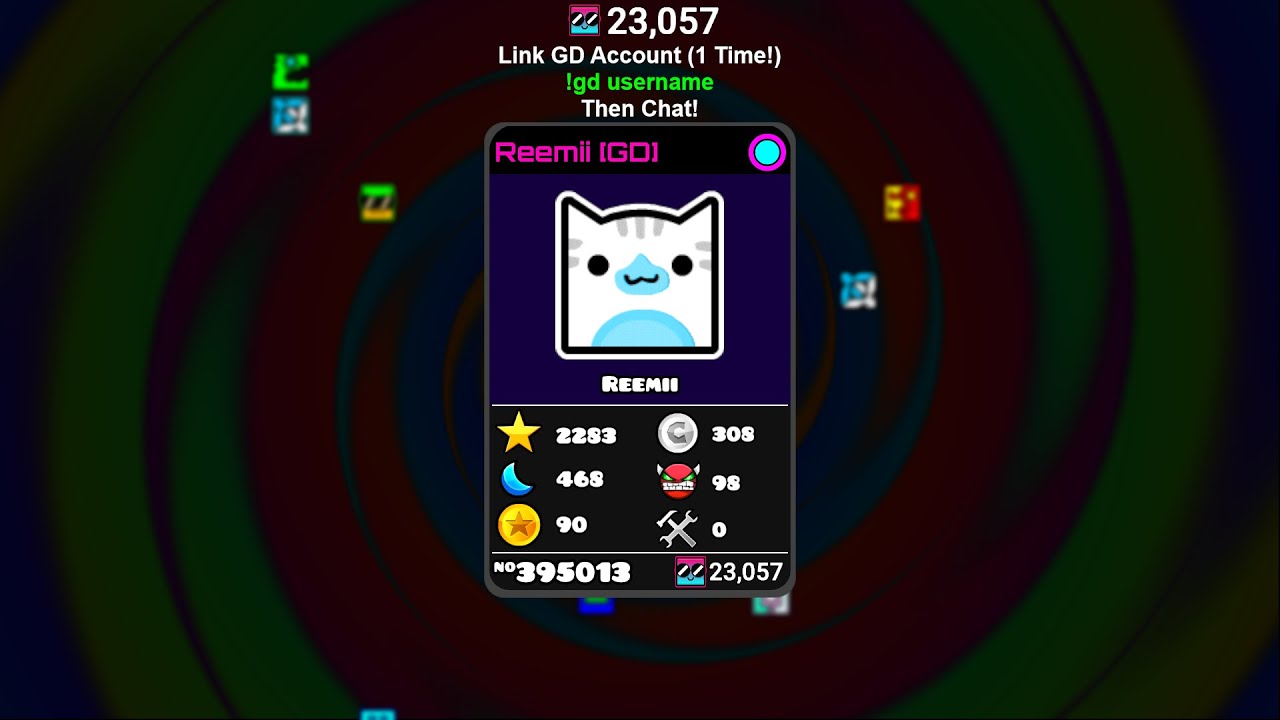 Link Your Geometry Dash Icon & Stats! !gd username - YouTube