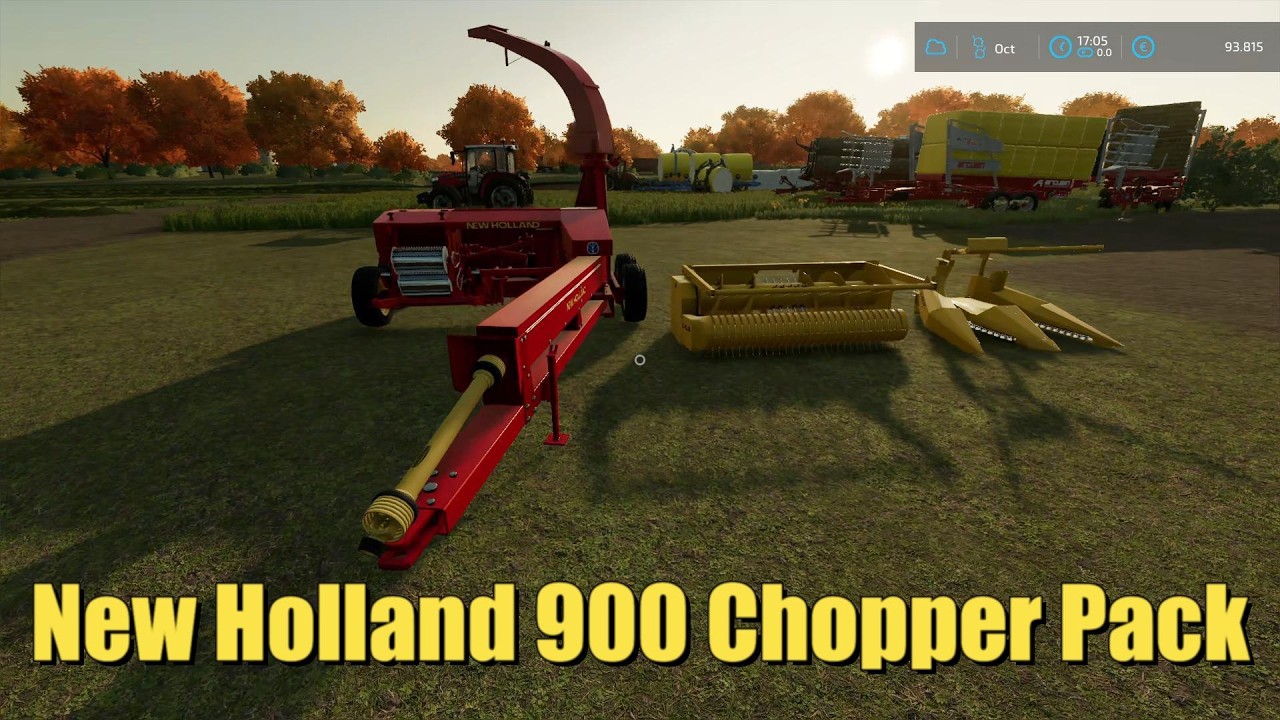 Cosechadoras de forraje New Holland 900 Chopper Pack / #fs22 - YouTube